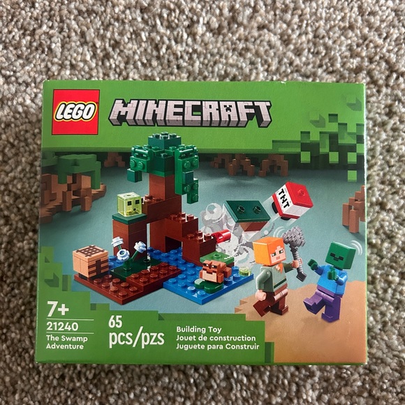 Lego | Toys | Lego Minecraft The Swamp Adventure 224 New In Box | Poshmark
